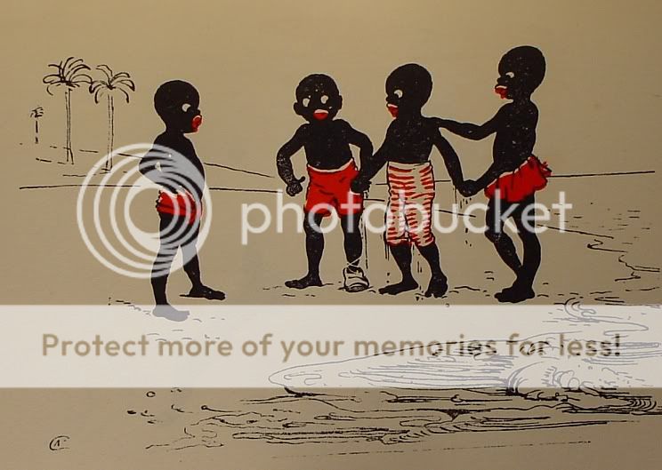 TEN LITTLE NIGGER BOYS black americana RARE book Negro child us antique ...