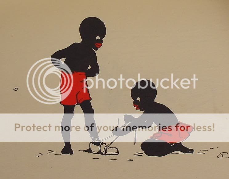 TEN LITTLE NIGGER BOYS black americana RARE book Negro child us antique ...