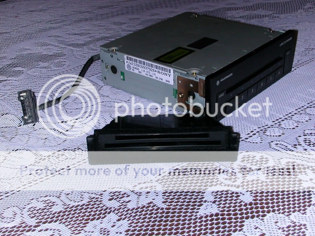 FS: OEM VW/Sony 6 disc changer -console mount | VW Vortex - Volkswagen ...