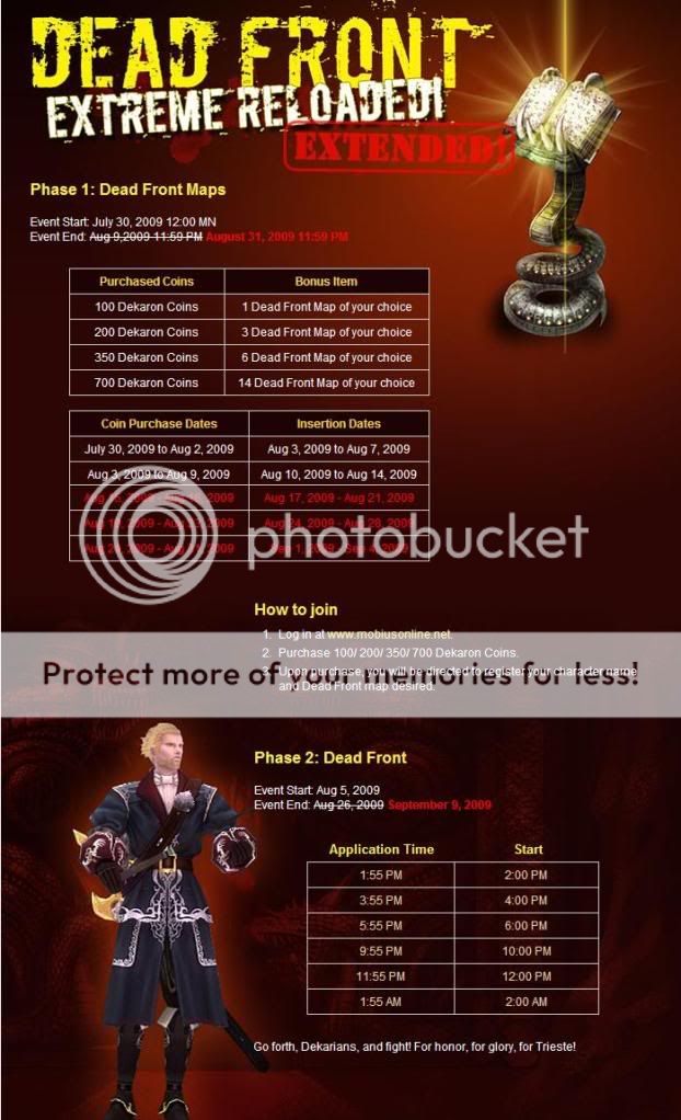 Deadfront Extreme Reloaded Until Sept 9! | Dekaron SEA