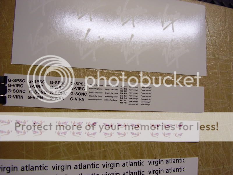 Virgin Atlantic Concorde Decals 1:144 - Parkes682Decals - Britmodeller.com