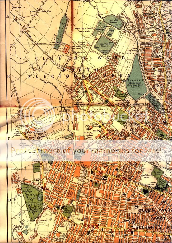old street maps from 1950 to 1990